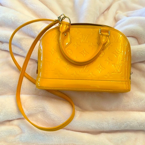 Louis Vuitton | Bags | Authentic Louis Vuitton Vernis Jaune Passion ...